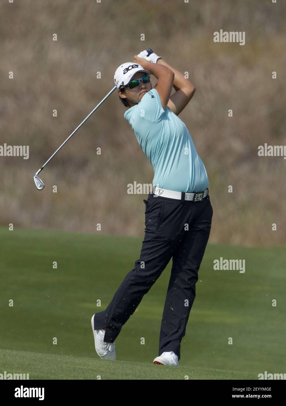 20 October 2012 - Incheon, South Korea : Yani Tseng plays a shot during ...