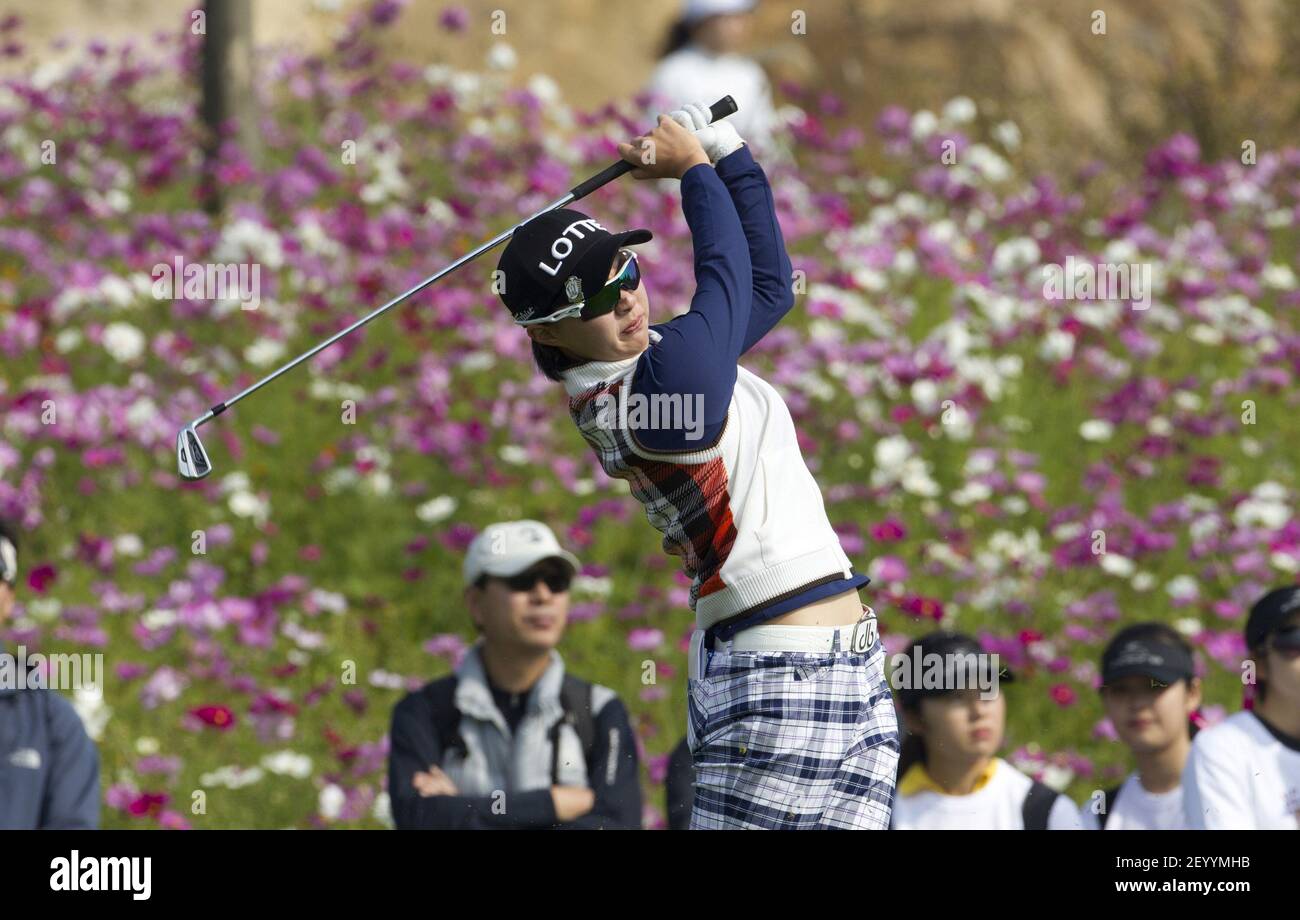 20 October 2012 - Incheon, South Korea : Kim Hyo-Joo of South Korea ...