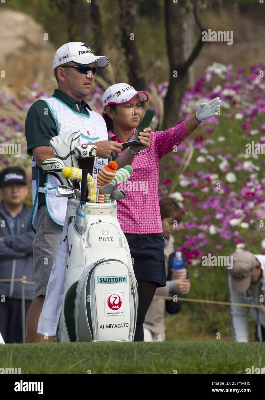 20 October 2012 - Incheon, South Korea : Ai Miyazato of Japan is seen ...