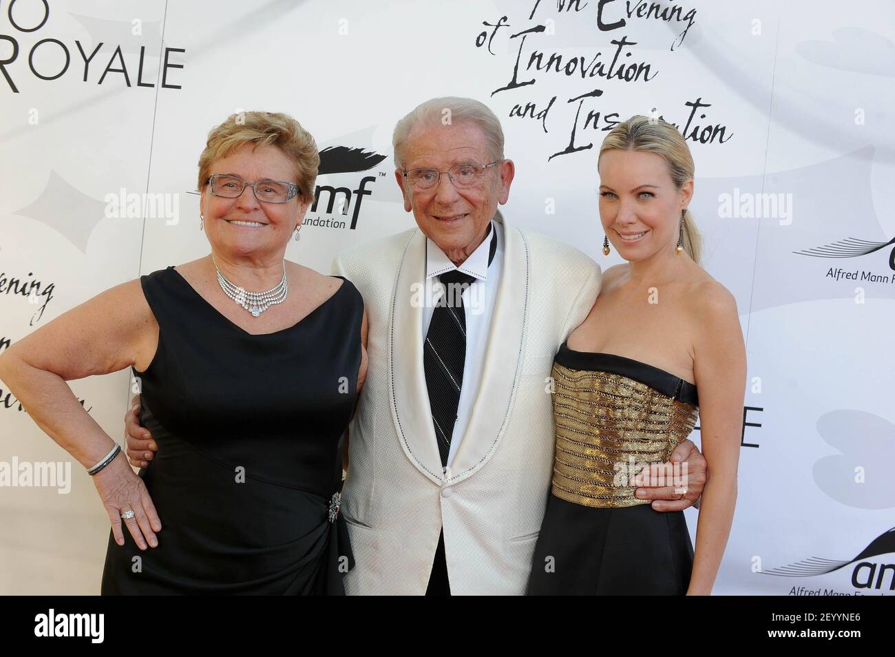 Claudia Mann, Alfred Mann and Cassandra Mann. 21 October 2012, Santa ...