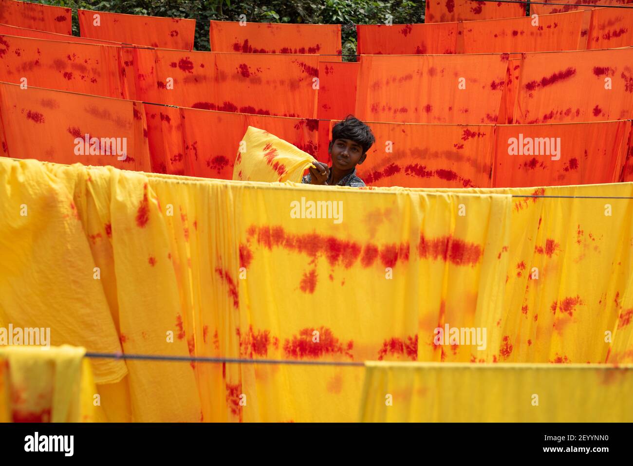 Dhaka, Dhaka, Bangladesh. 6th Mar, 2021. At a dye factory in ...
