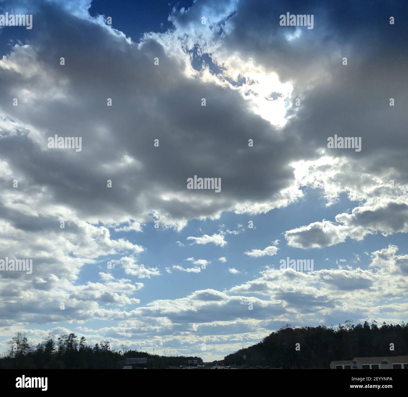 A low angle shot of the heavenly cloudy sky captured during the daytime Stock Photo - Alamy