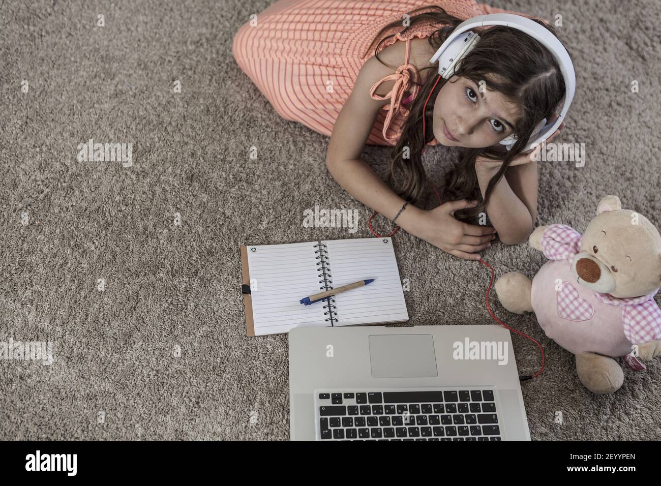 Notebook and Laptop Stock Photo - Alamy