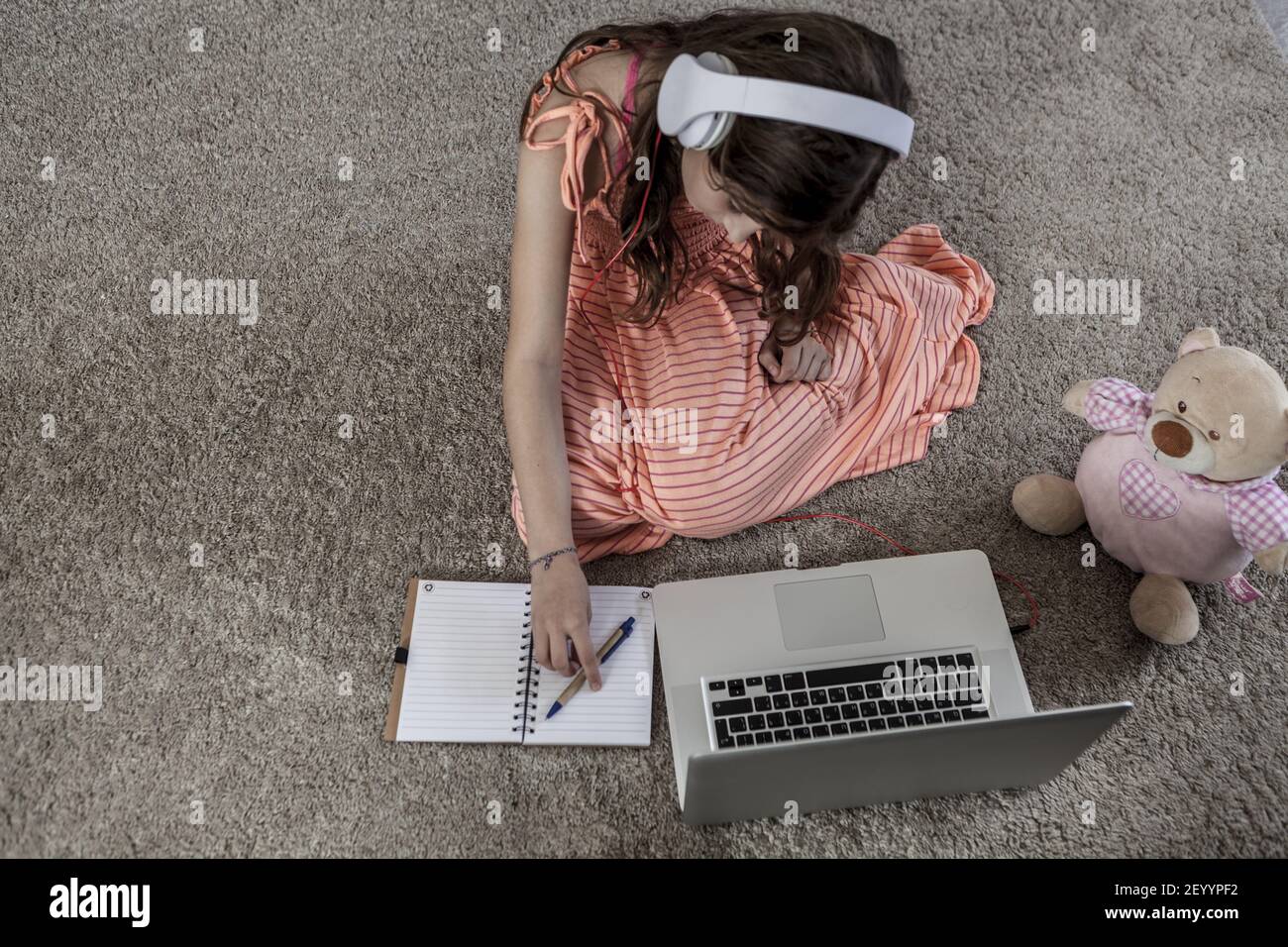 Trying to Write Stock Photo - Alamy