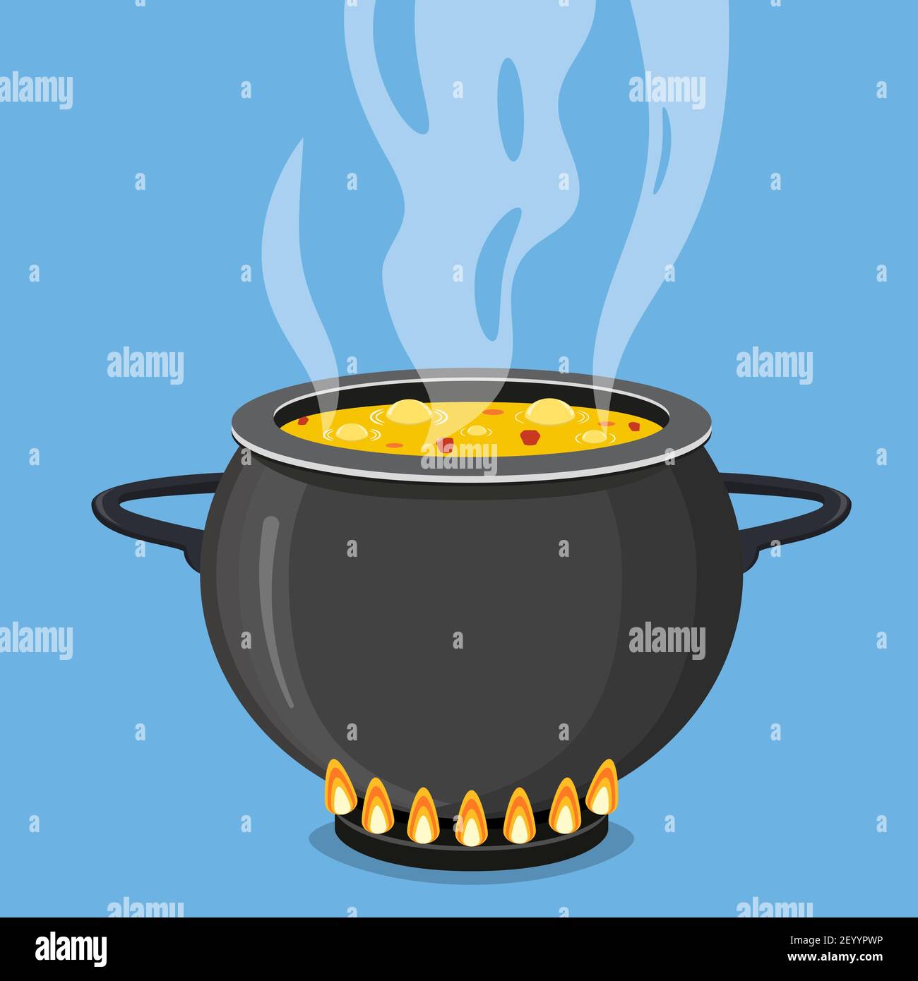 Cooking pot cartoon hi-res stock photography and images - Alamy