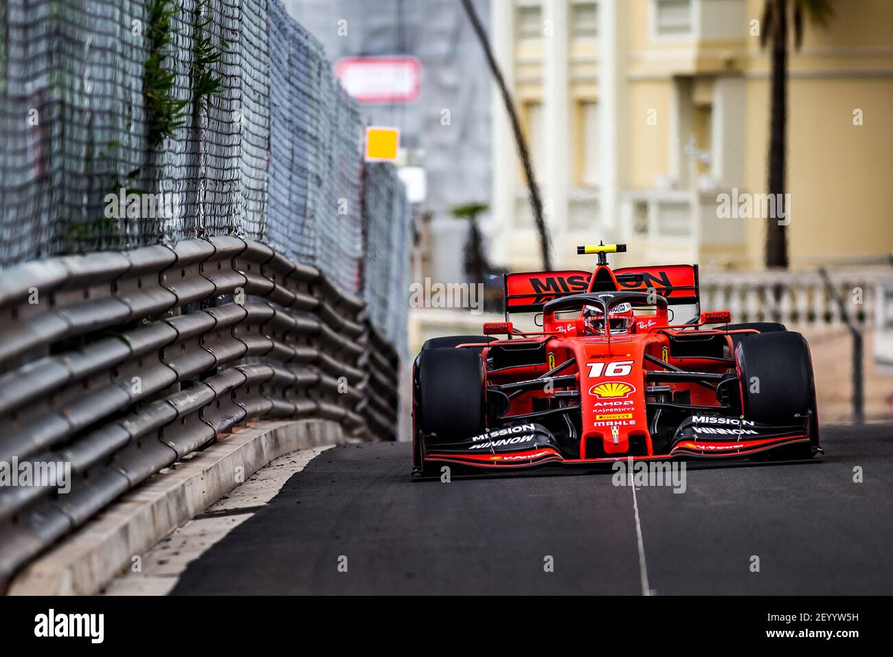16 LECLERC Charles (mco), Scuderia Ferrari SF90, action during the 2019 ...