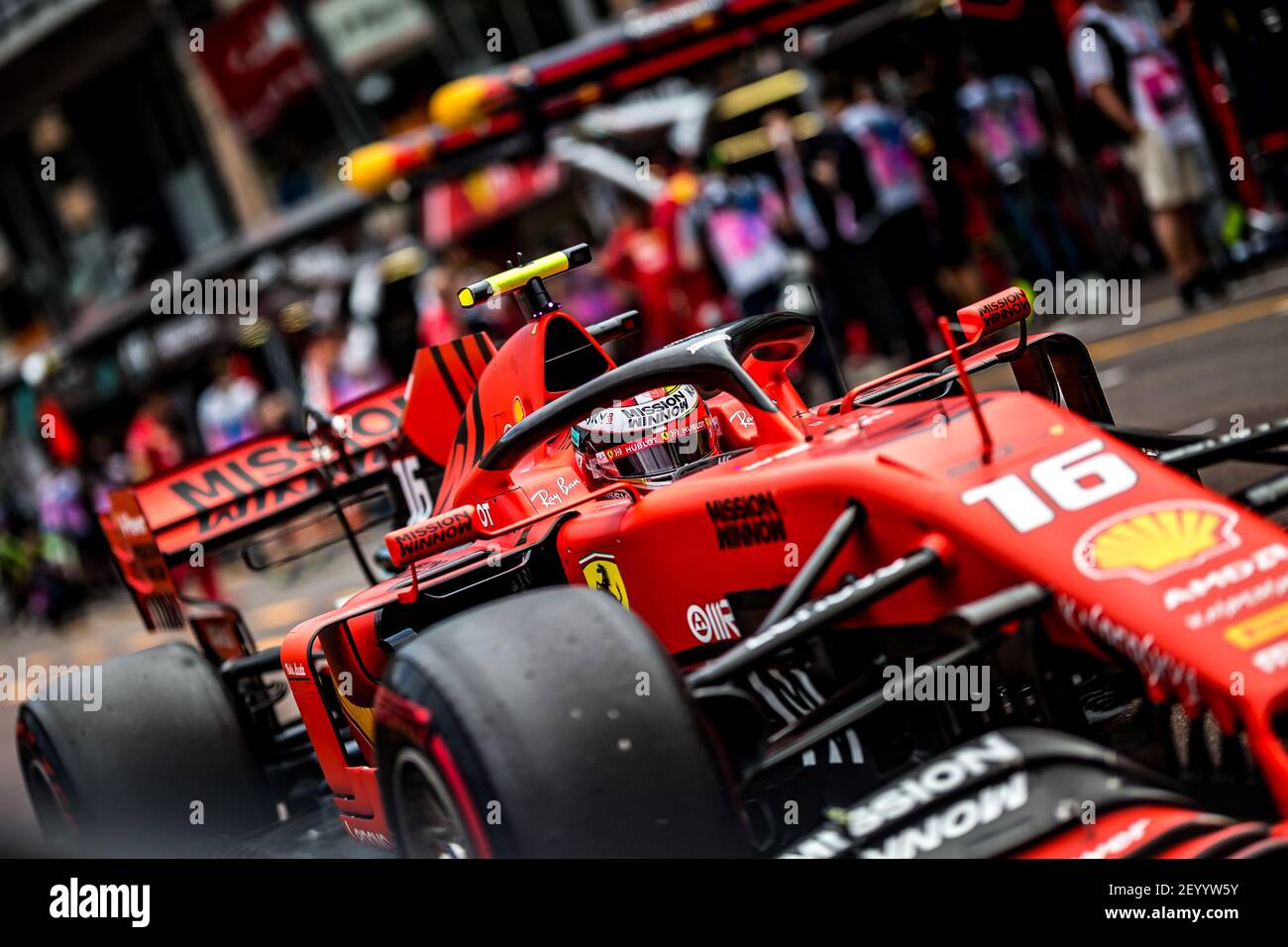 LECLERC Charles (mco), Scuderia Ferrari SF90, portrait during the 2019 ...