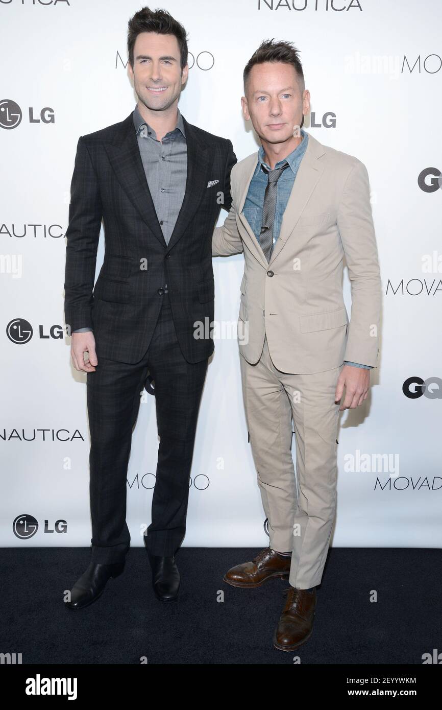 24 October 2012 - New York - Singer Adam Levine and GQ editor-in-chief ...