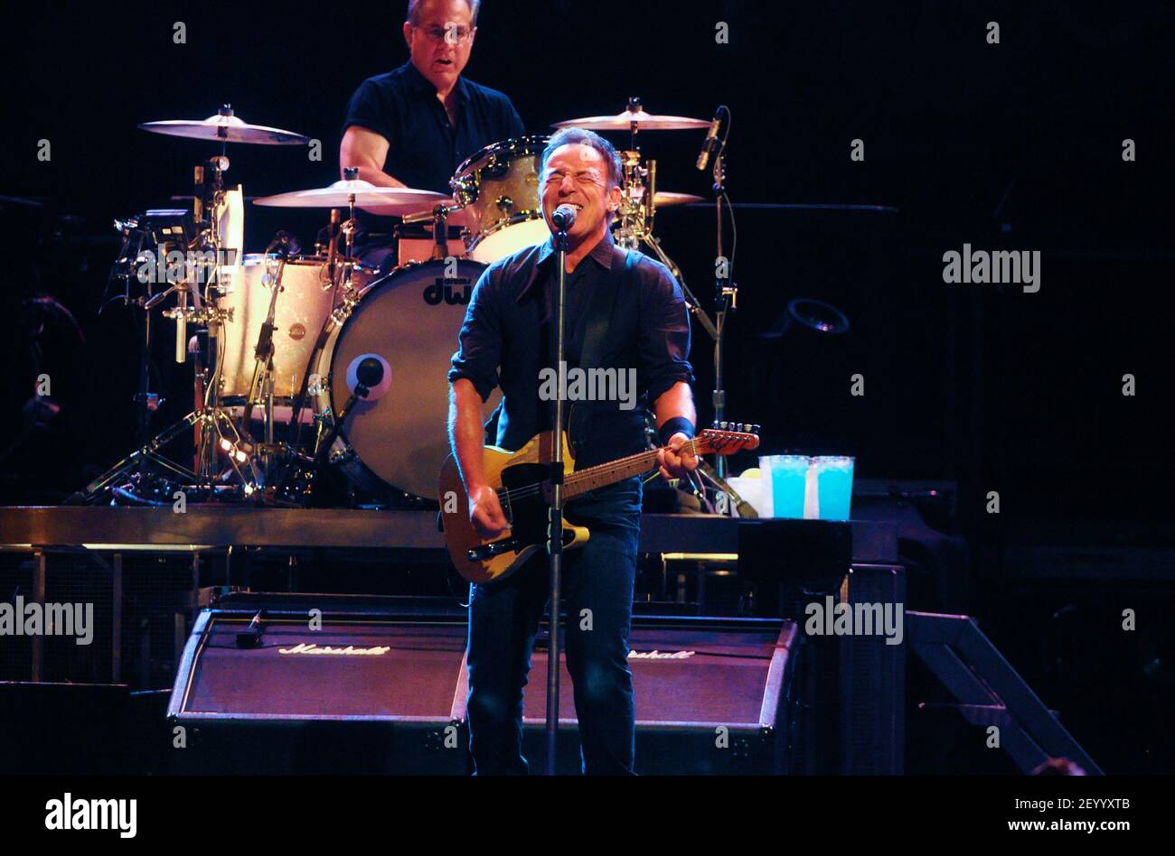 21 October 2012 - Hamilton, Ontario, Canada. Bruce Springsteen performs ...