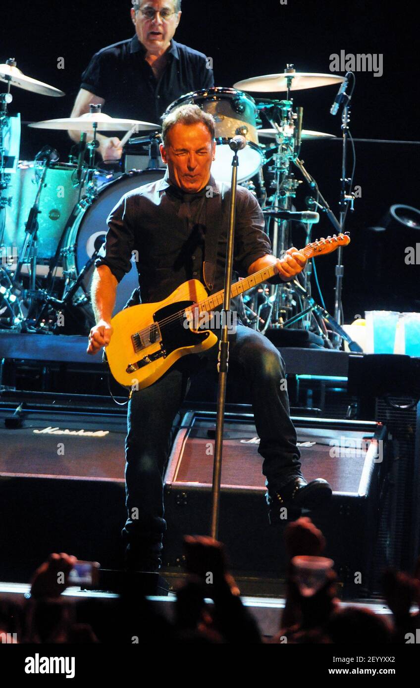 21 October 2012 - Hamilton, Ontario, Canada. Bruce Springsteen performs ...