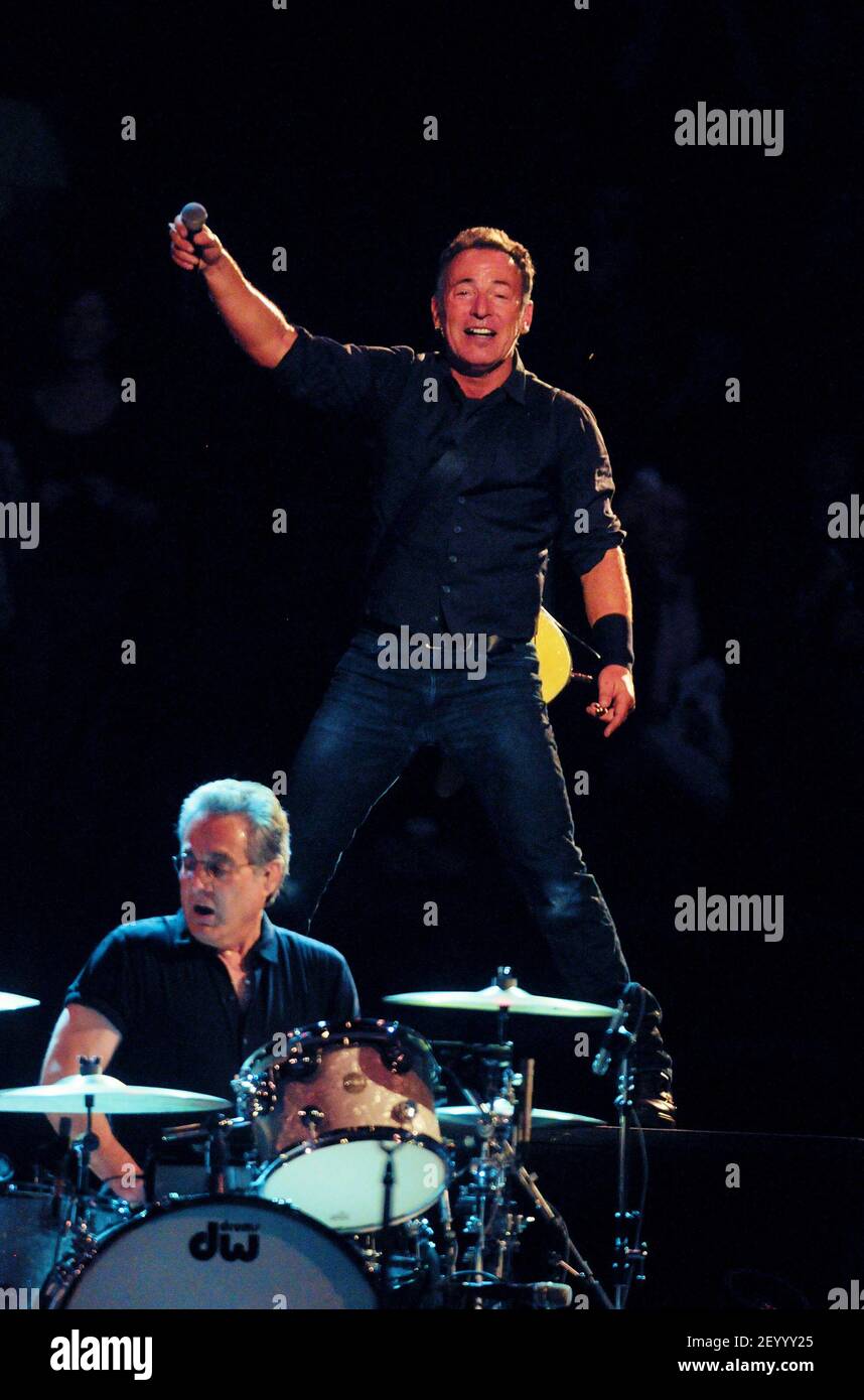 21 October 2012 - Hamilton, Ontario, Canada. Bruce Springsteen performs ...