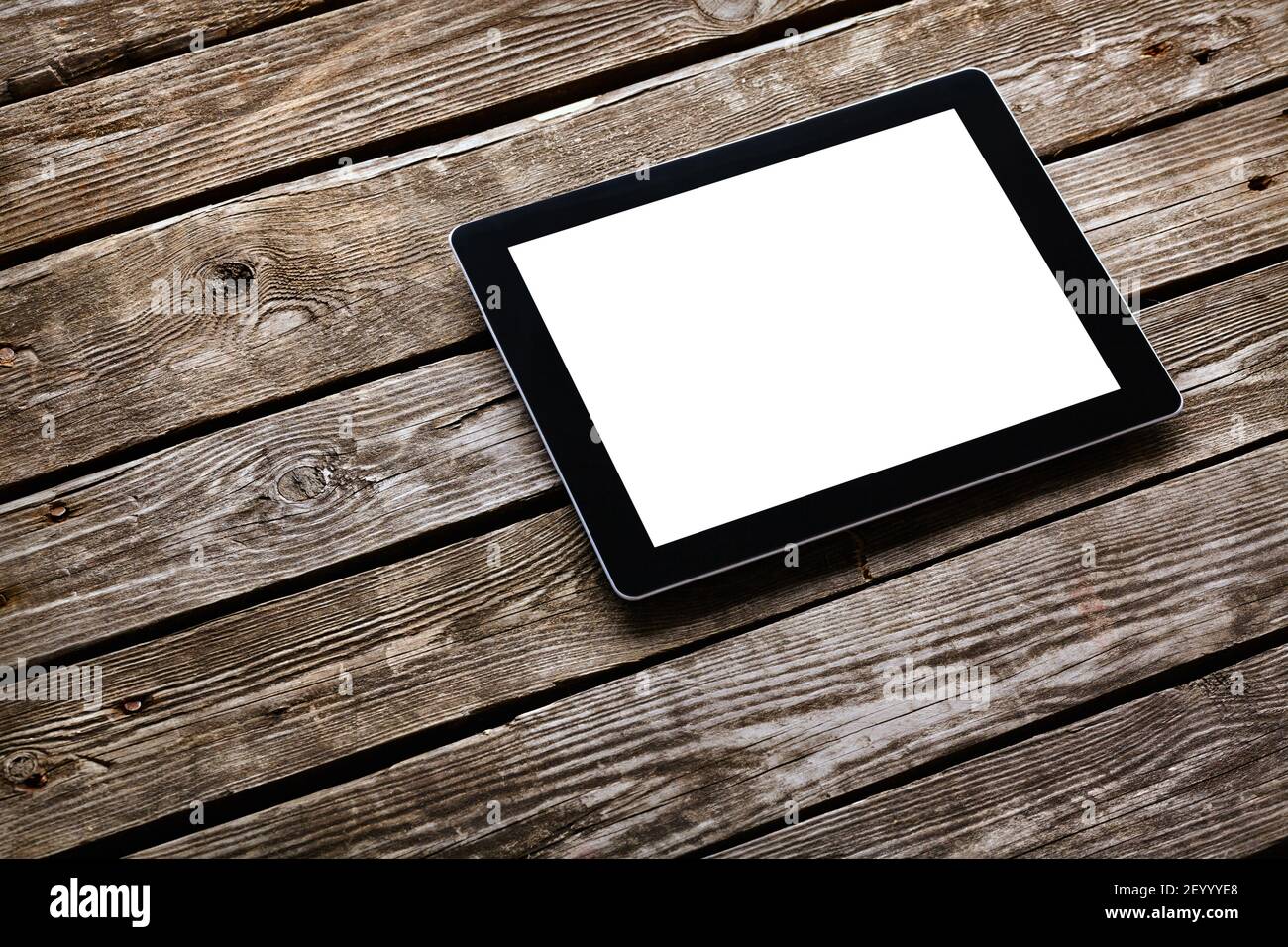 Digital tablet computer with isolated screen Stock Photo - Alamy