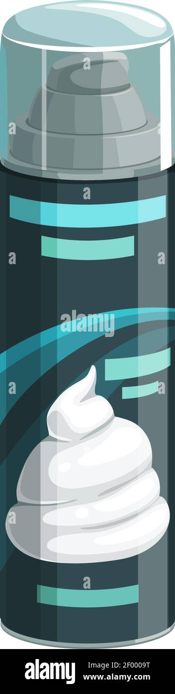 Shaving cream can Stock Vector Images - Alamy