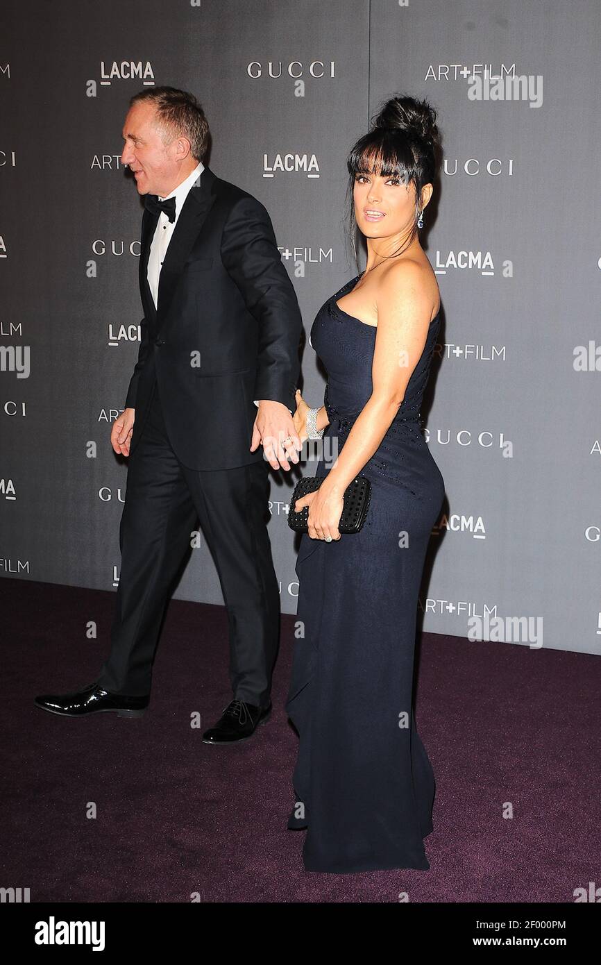 Francois-Henri Pinault and Salma Hayek. 27 October 2012, Los Angeles ...