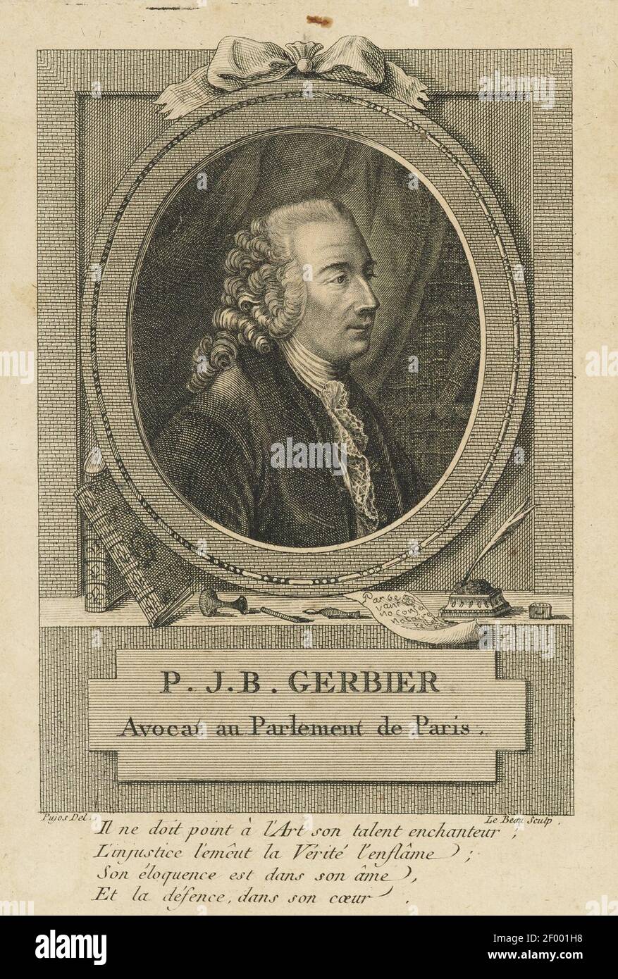 Pierre Jean-Baptiste Gerbier Stock Photo - Alamy