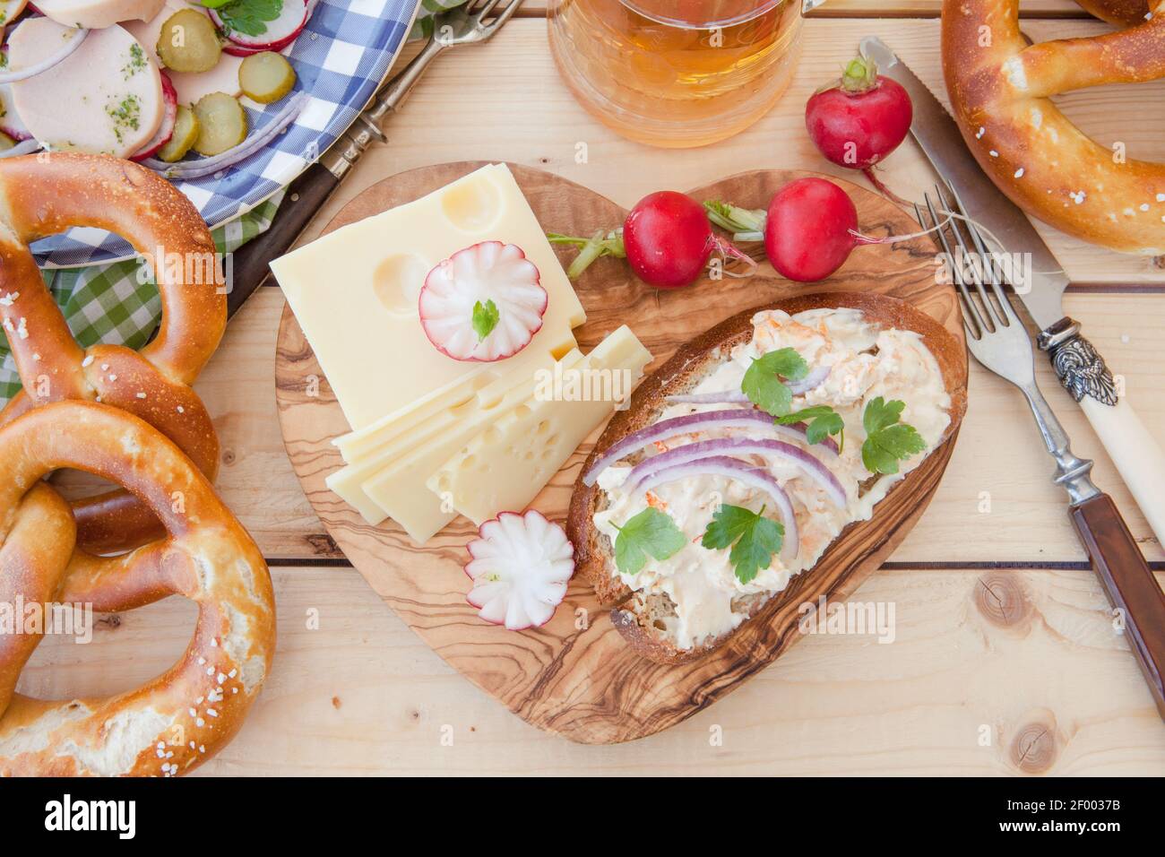 Rustic cheese plate Stock Photo - Alamy