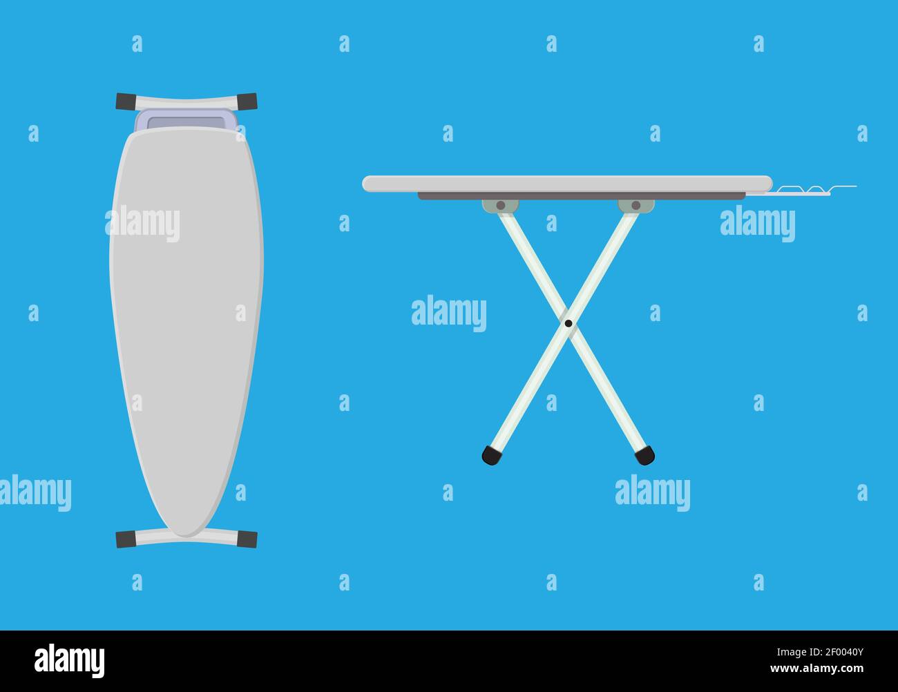 Ironing table icon black Stock Vector Images - Alamy