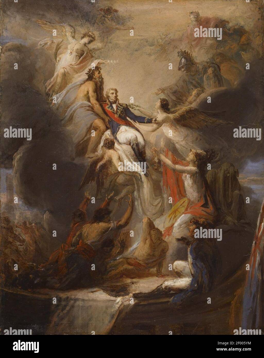 Pierre Nicolas Legrand - The Apotheosis of Nelson Stock Photo - Alamy