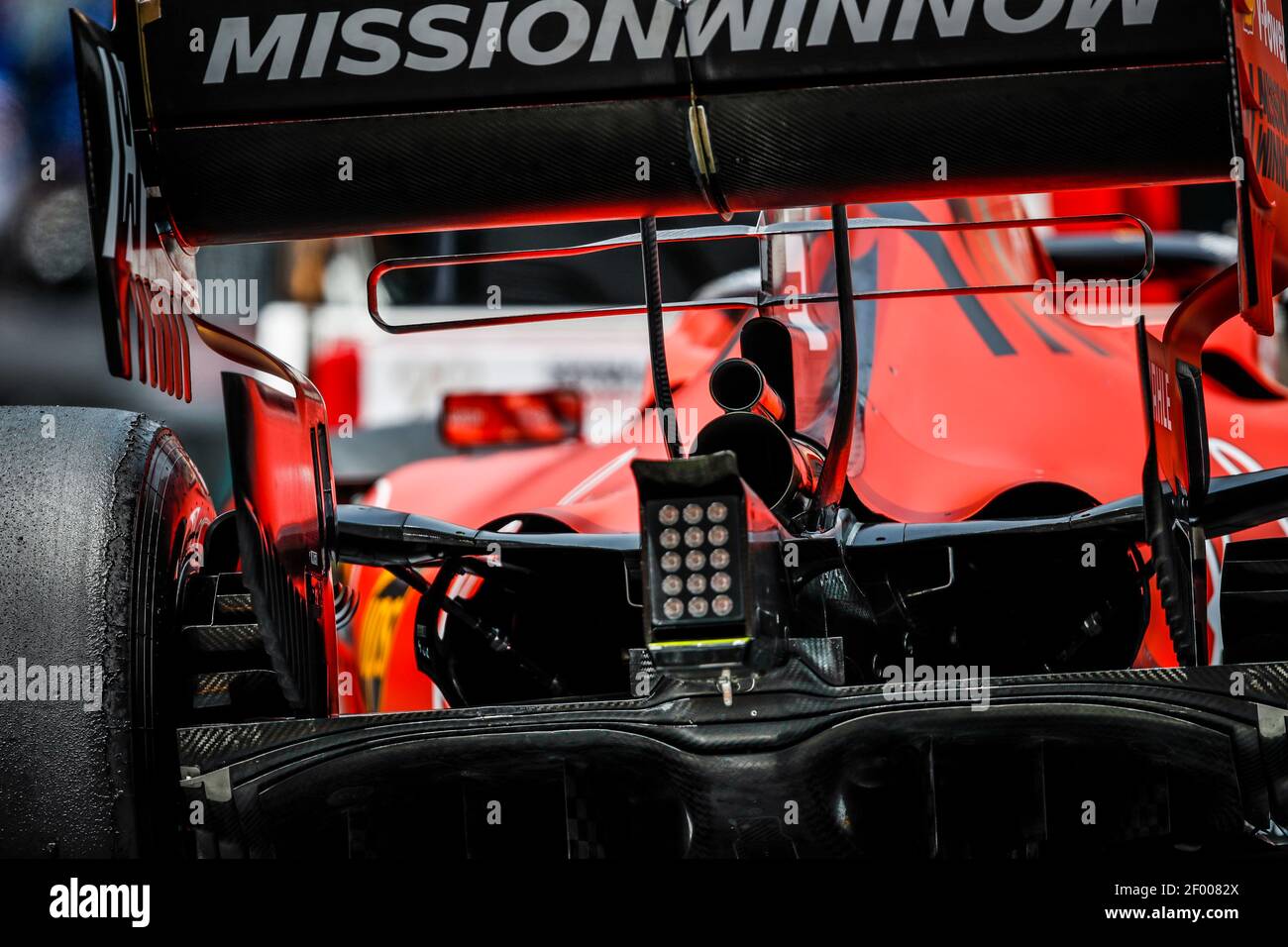 Scuderia Ferrari SF90, mechanical detail of the rear suspensions during ...