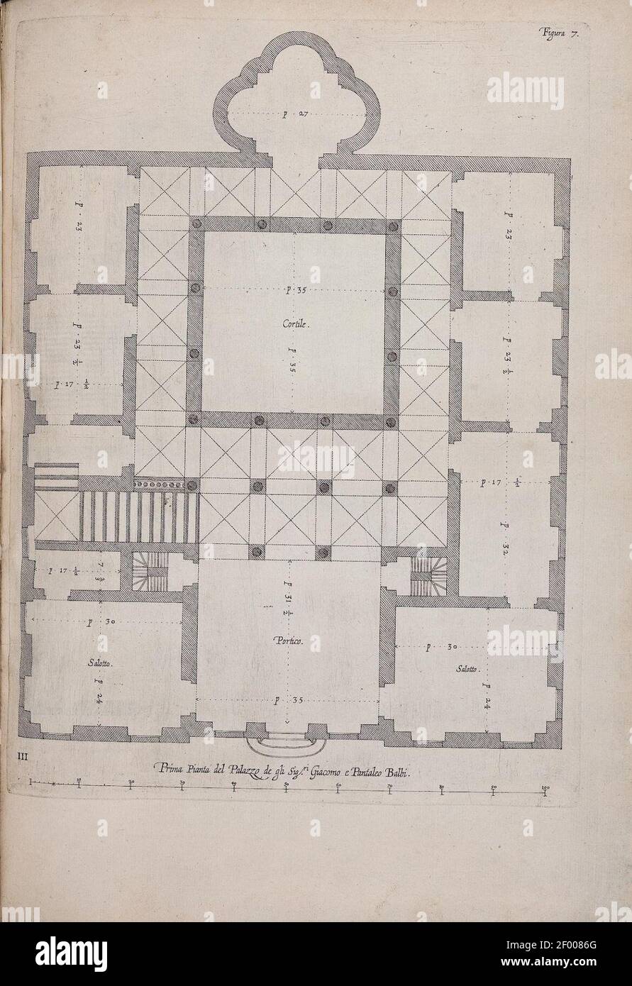 Pierre Paul Rubens - Palazzi di Genova, vol. II - Figura 07 Stock Photo ...