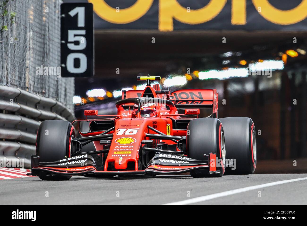 16 LECLERC Charles (mco), Scuderia Ferrari SF90, action during the 2019 ...