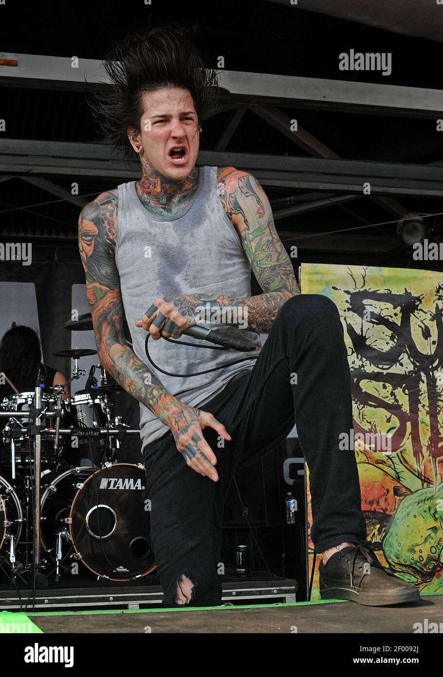 FILE PHOTO: 01 November 2012 - Pittsburgh, PA - Frontman MITCH LUCKER ...