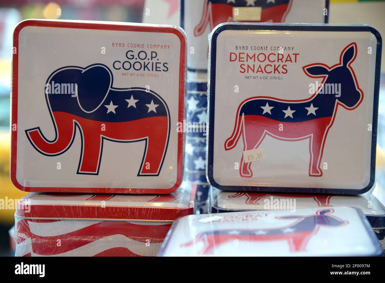 05 NOVEMBER 2012 - New York - Election campaign novelty candy and ...