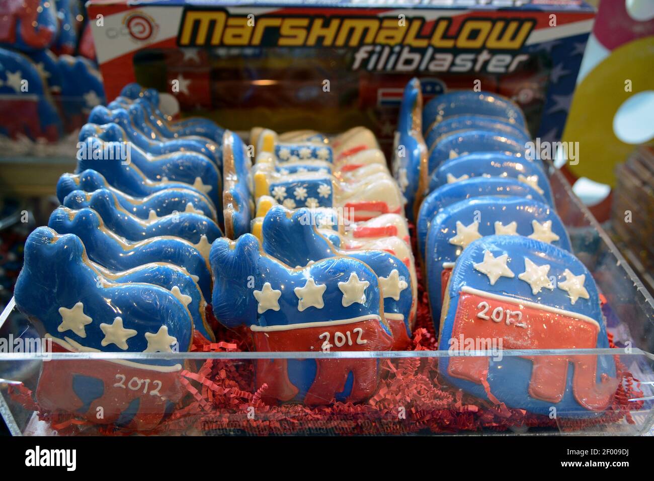 05 NOVEMBER 2012 - New York - Election campaign novelty candy and ...