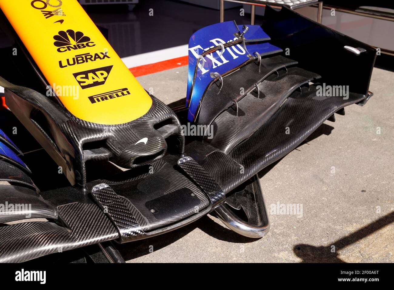 front wing, aileron, McLaren F1 Team, during 2019 Formula 1 FIA world ...