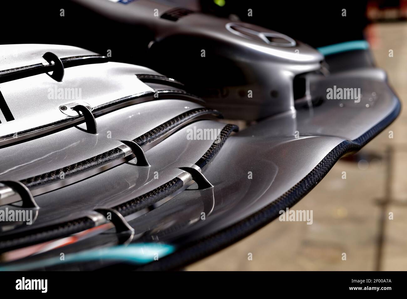 Mercedes amg f1 w10 front wing detail hi-res stock photography and ...