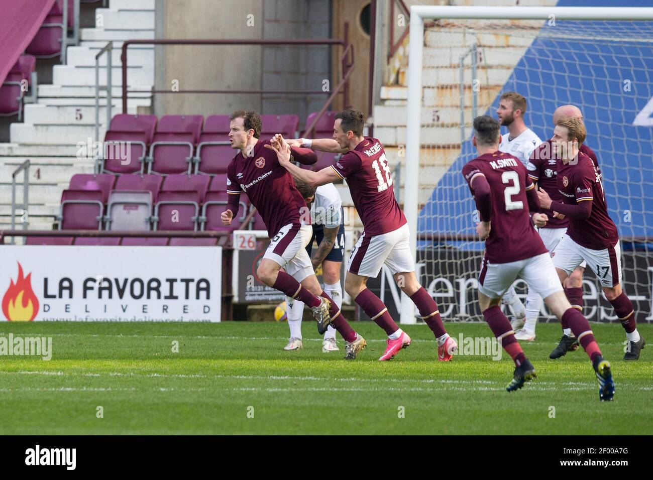 Tynecastle Park, Edinburgh, UK. 6th Mar, 2021. Scottish Championship ...