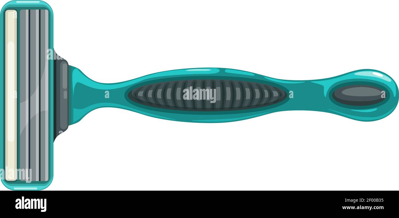 Disposable razor isolated shaving tool. Vector personal hygiene plastic ...