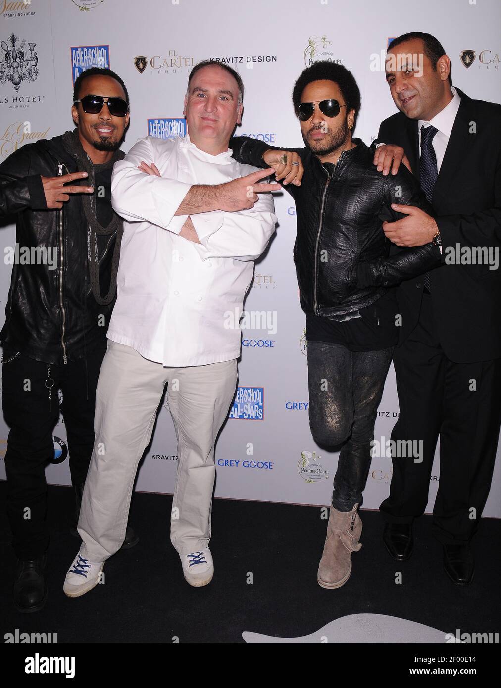 08 NOVEMBER 2012: Dallas Austin, Jose Andres, Lenny Kravitz and Sam ...