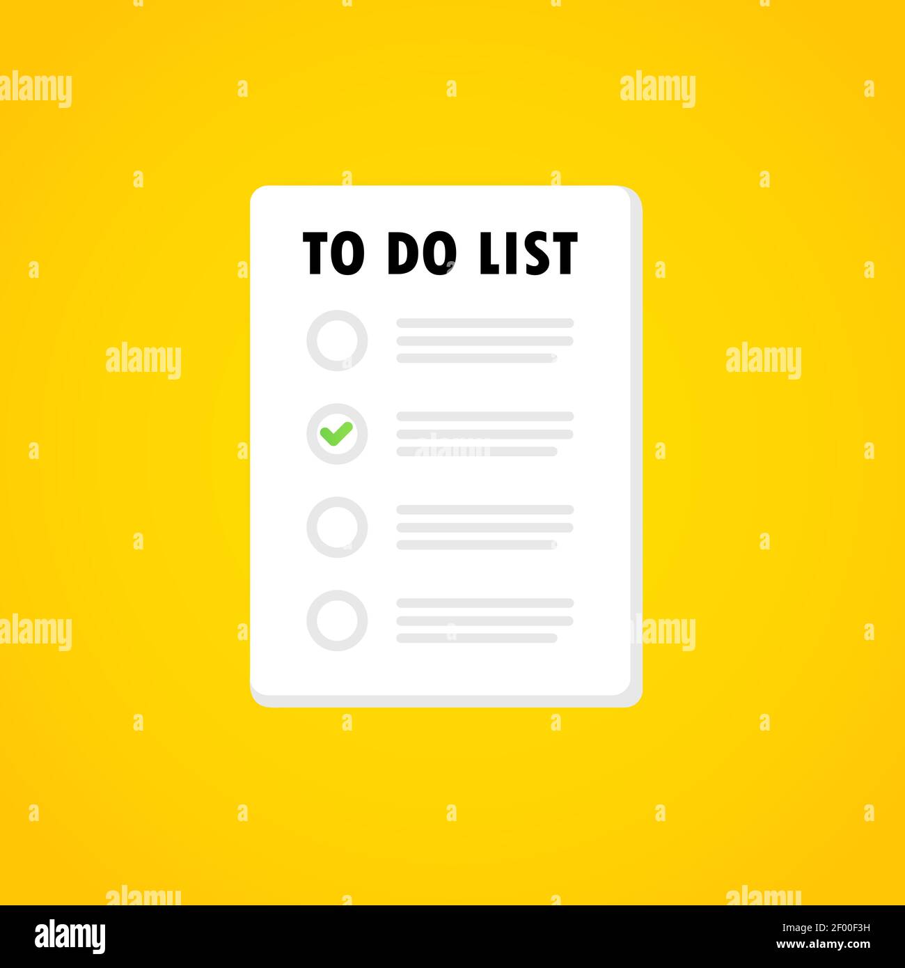 To do list banner. Month planning, time management. Vector on isolated ...