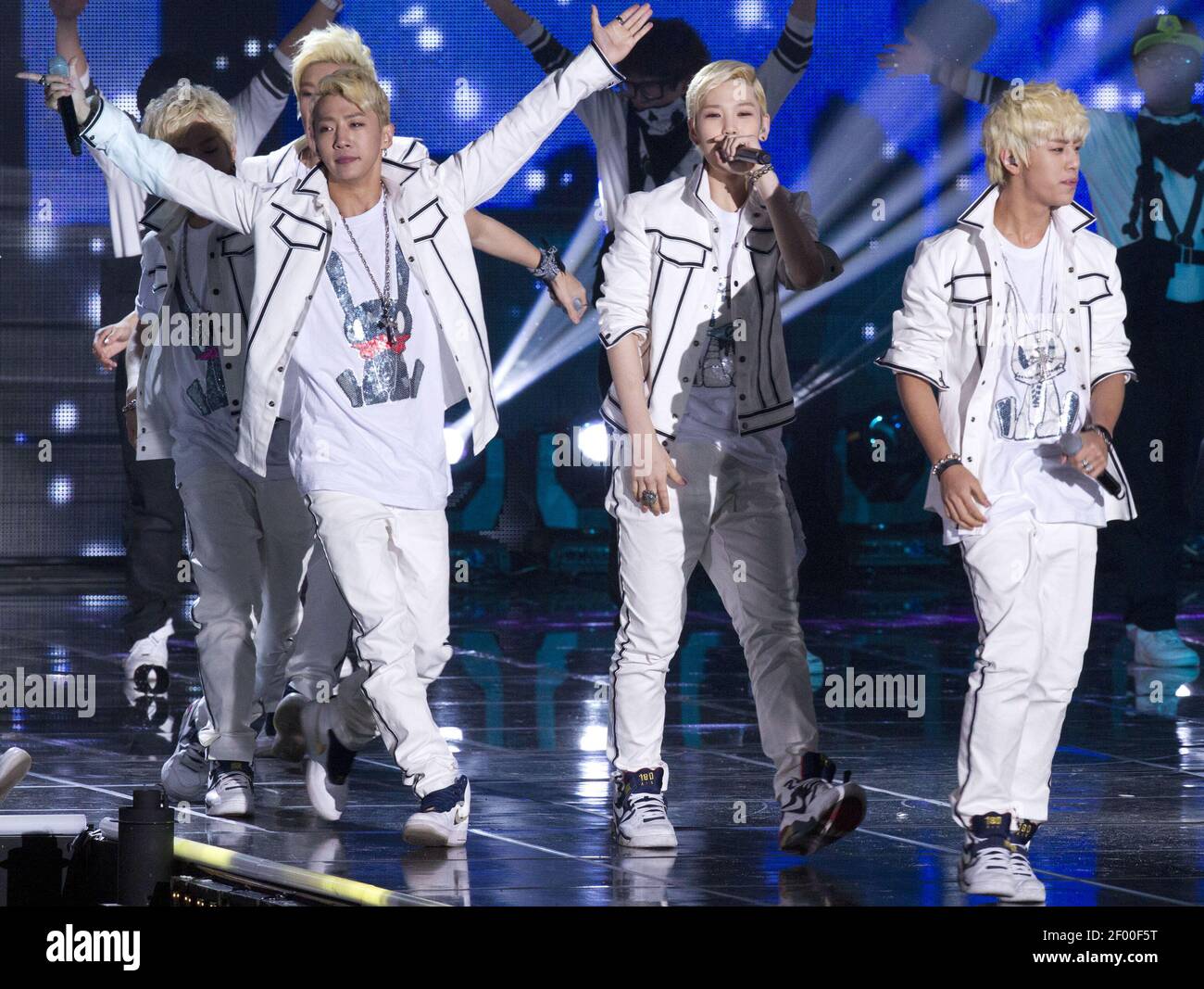 11 November 2012 - Seoul, South Korea : South Korean boy group BAP ...