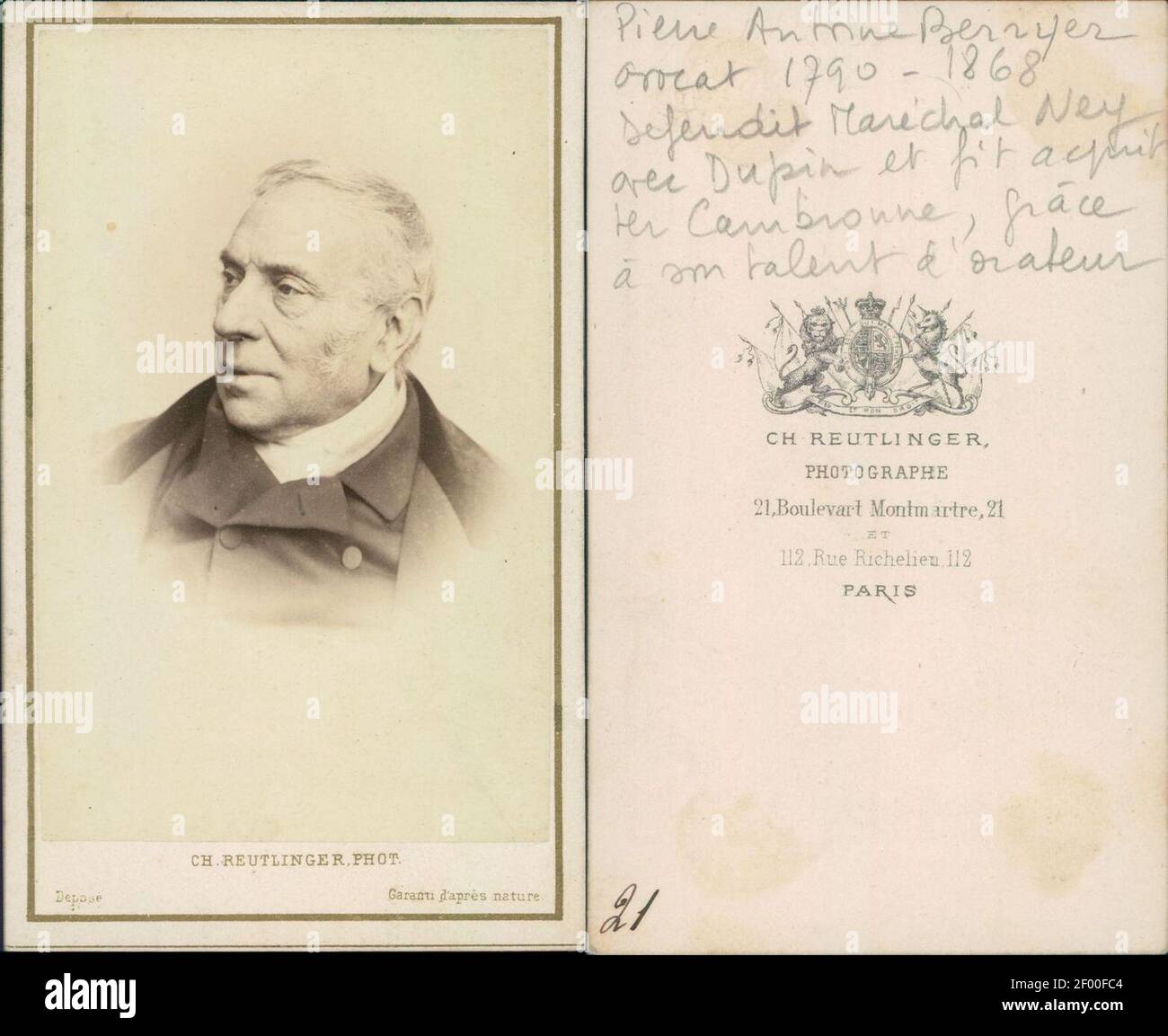 Pierre antoine berryer hi-res stock photography and images - Alamy