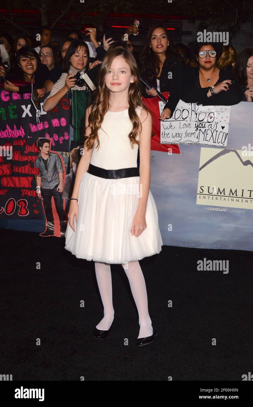 Mackenzie Foy. 12 November 2012, Los Angeles, California. 'The Twilight ...