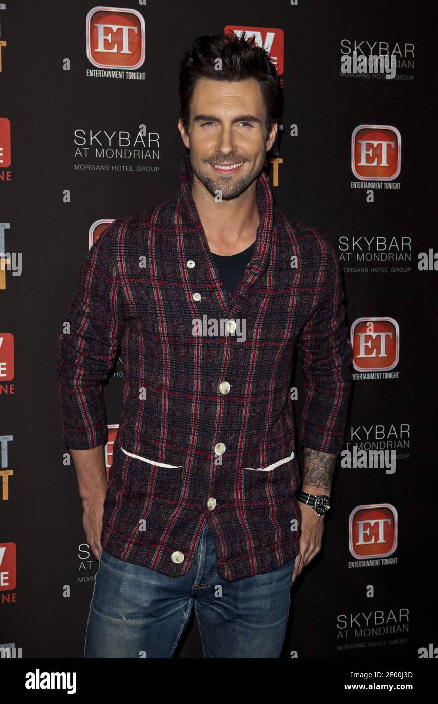 12 Novemeber 2012 - West Hollywood, California - Adam Levine. TV Guide ...