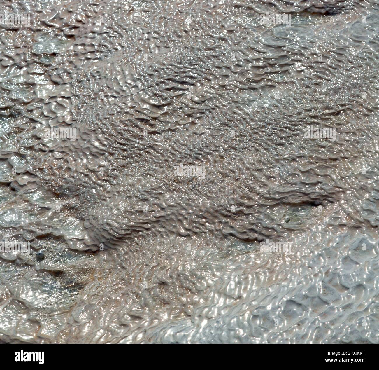 Abstract in pamukkale turkey asia the old calcium bath and travertine ...