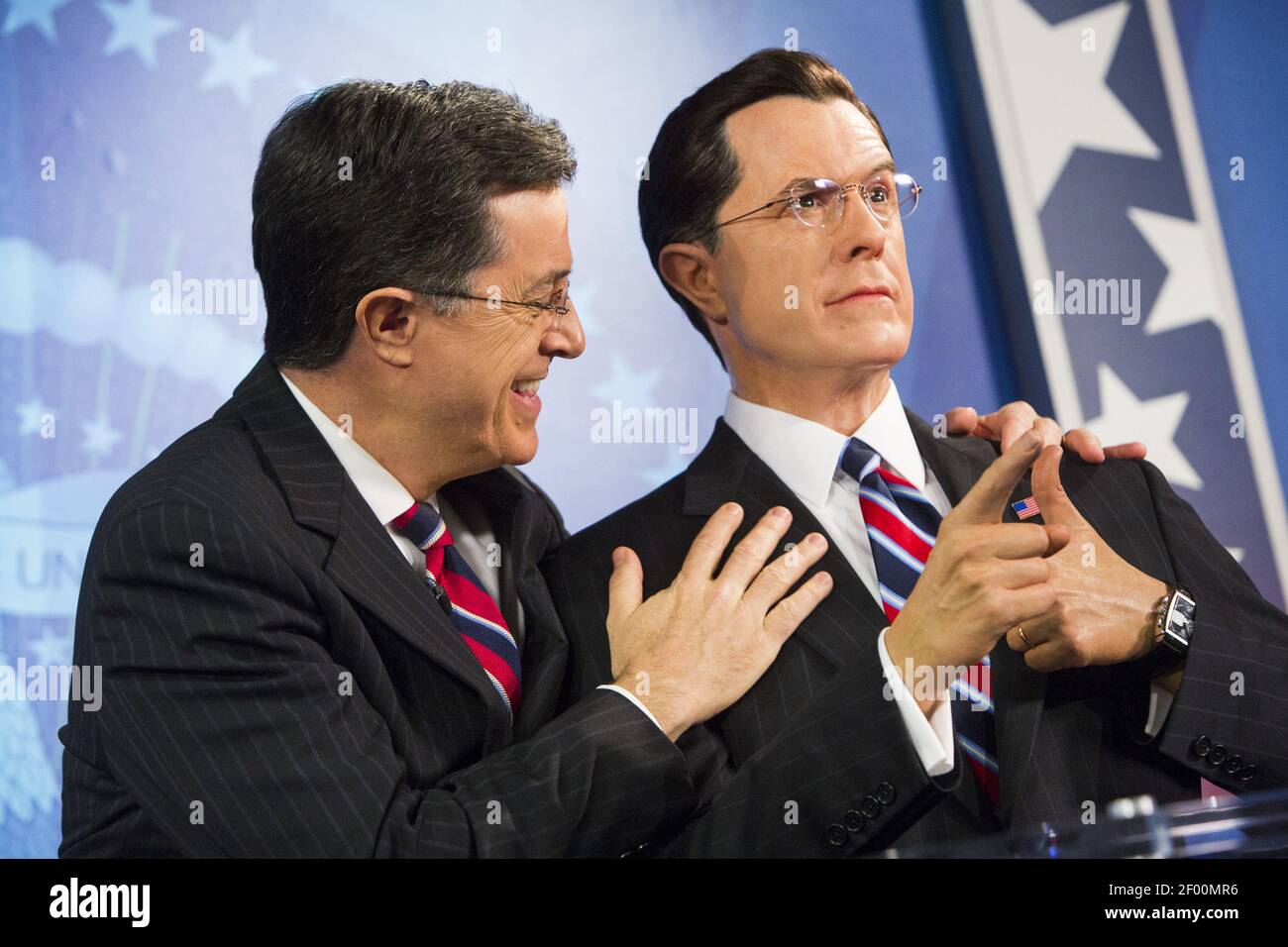 16 November 2012 - Washington, D.C. - Comedian Stephen Colbert unveils ...