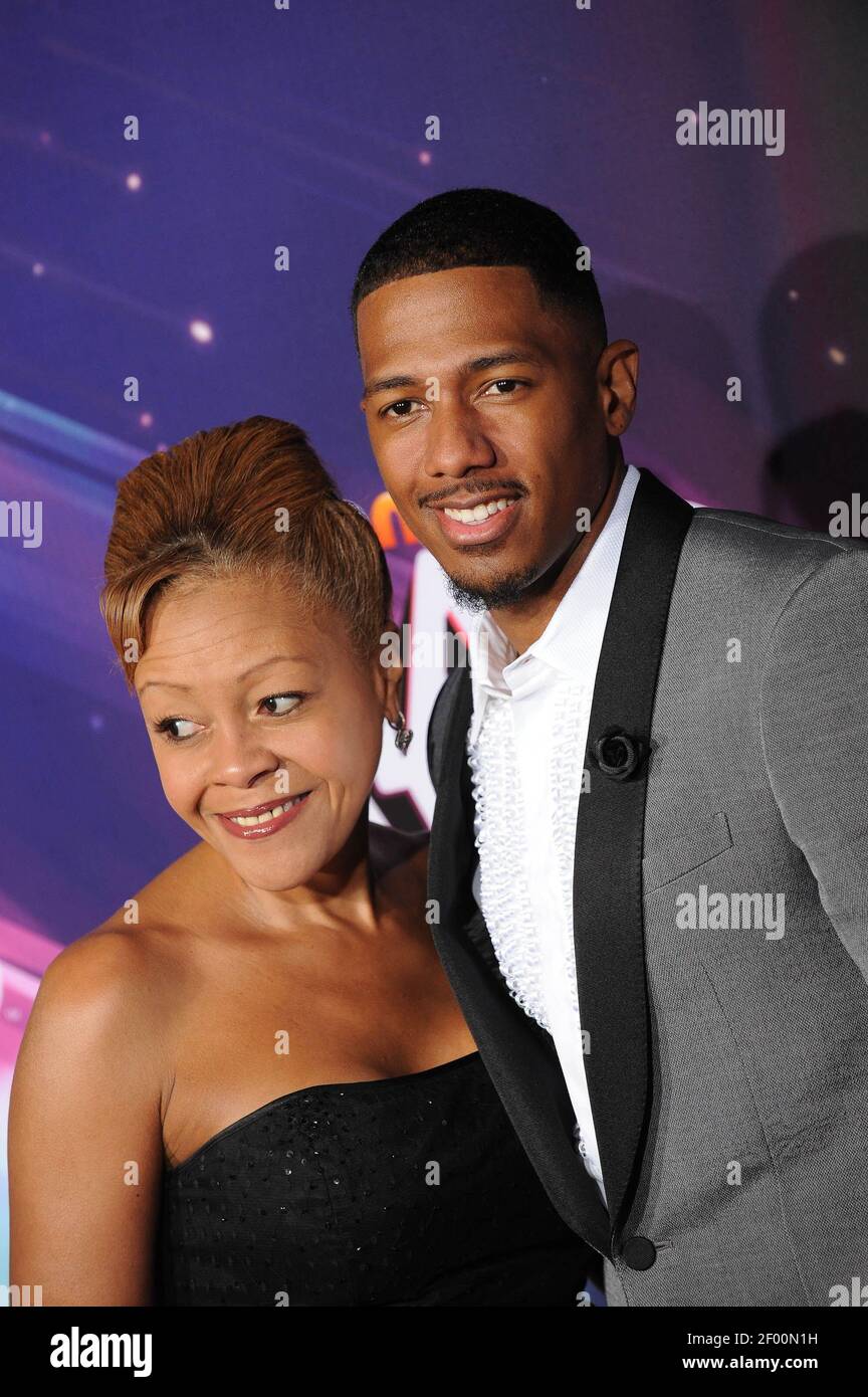 Nick Cannon and his mom Beth Gardner. 17 November 2012, Hollywood, California. Nickelodeon's ...