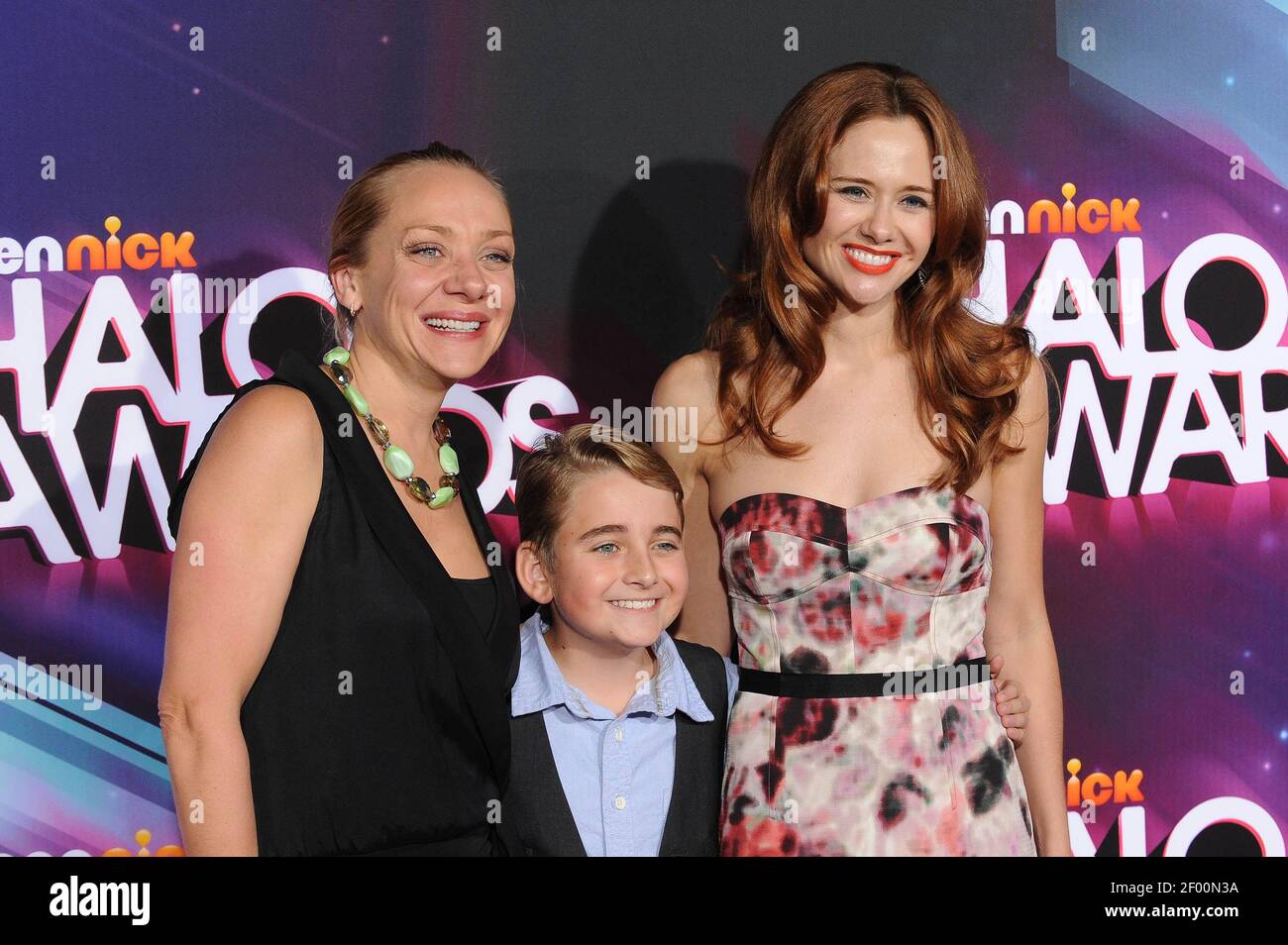 Nicole Sullivan, Buddy Handleson and Haley Strode. 17 November 2012 ...