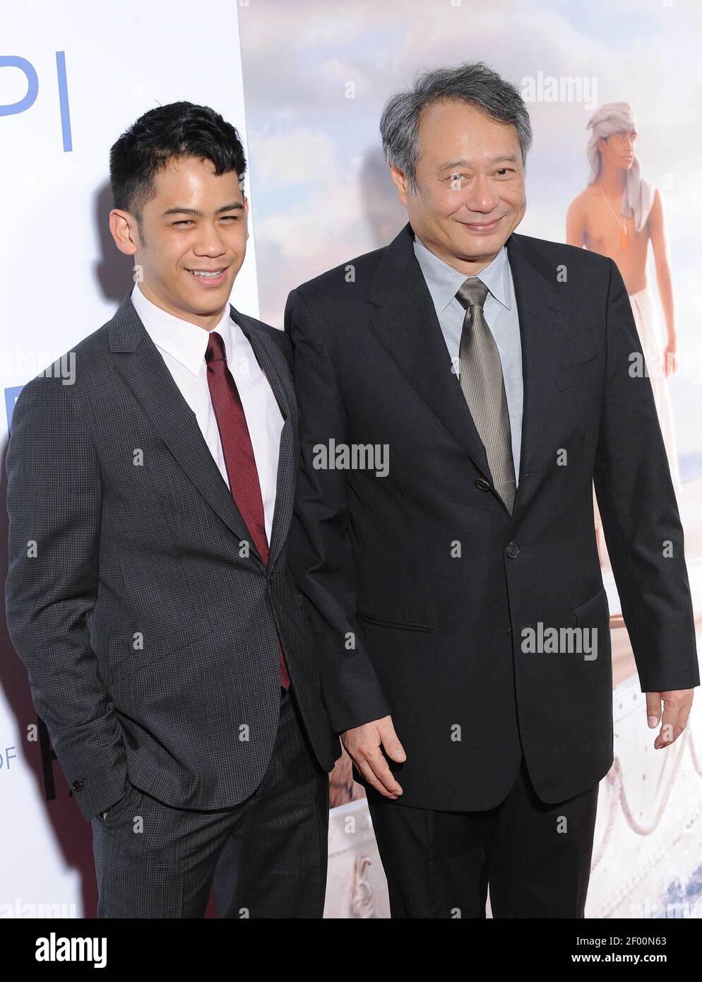 Mason Lee and Ang Lee. 16 November 2012, Los Angeles, California. 'Life ...