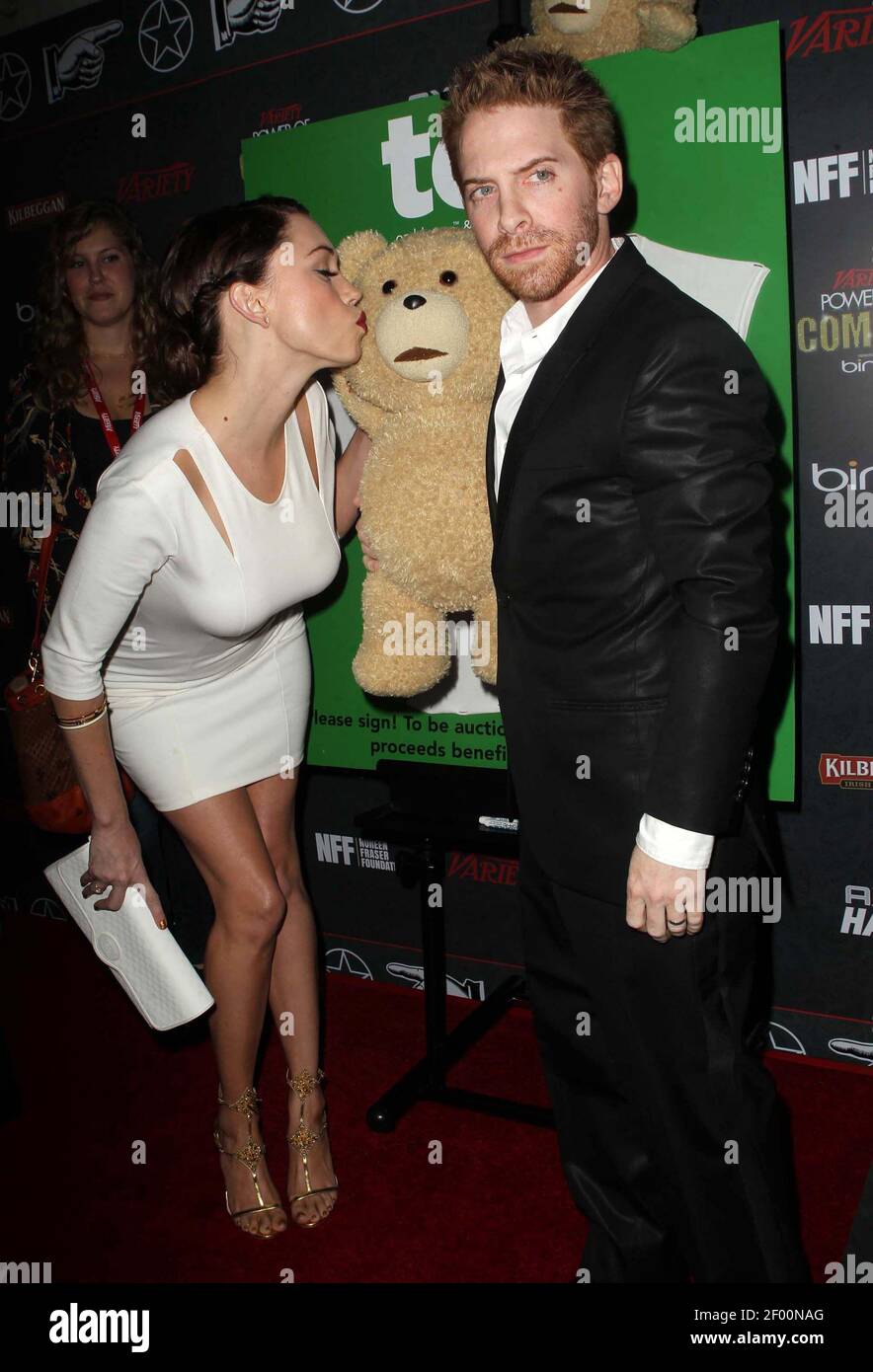17 November 2012 - Hollywood, California - Clare Grant, Seth Green. 3rd ...