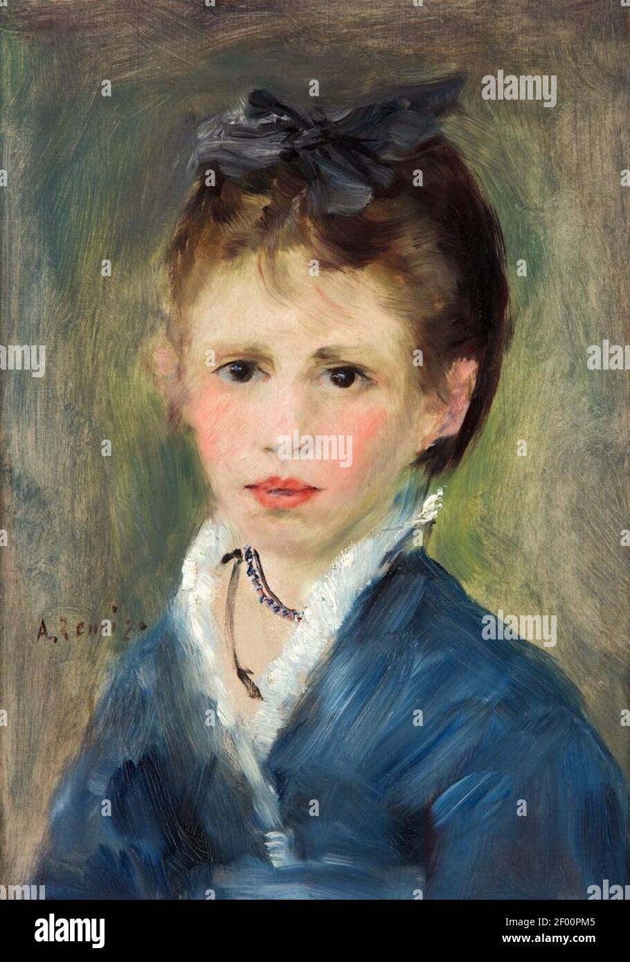 Pierre-Auguste Renoir - Mademoiselle Marthe Le Cœur Stock Photo - Alamy
