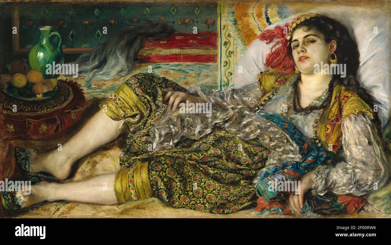 Pierre-Auguste Renoir - Odalisque Stock Photo - Alamy