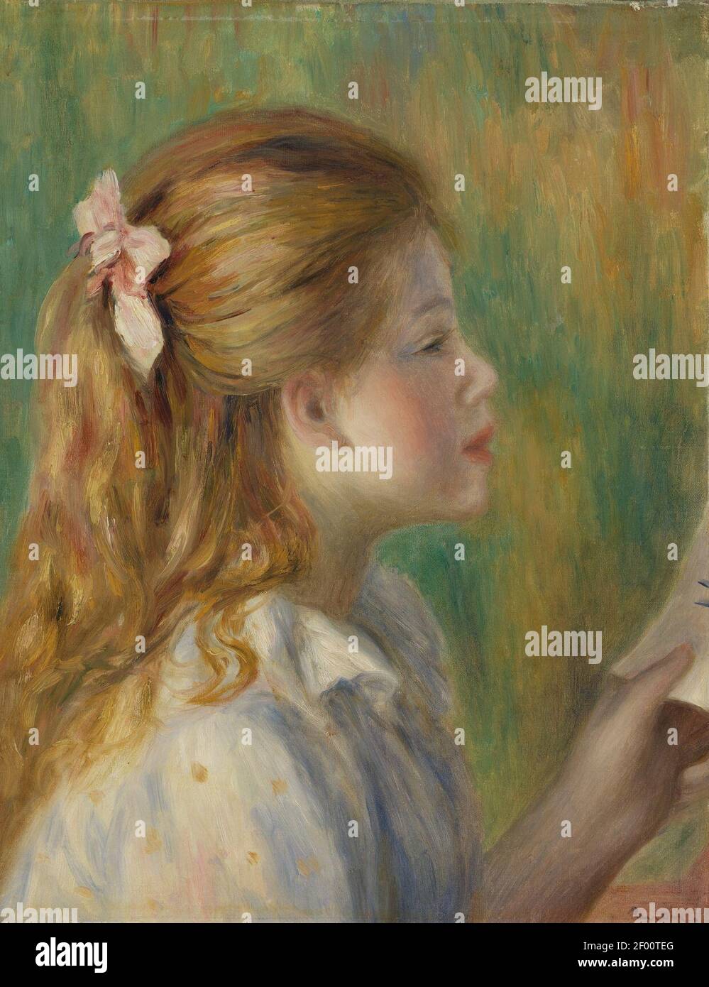Pierre-Auguste Renoir - Reading (La Lecture Stock Photo - Alamy
