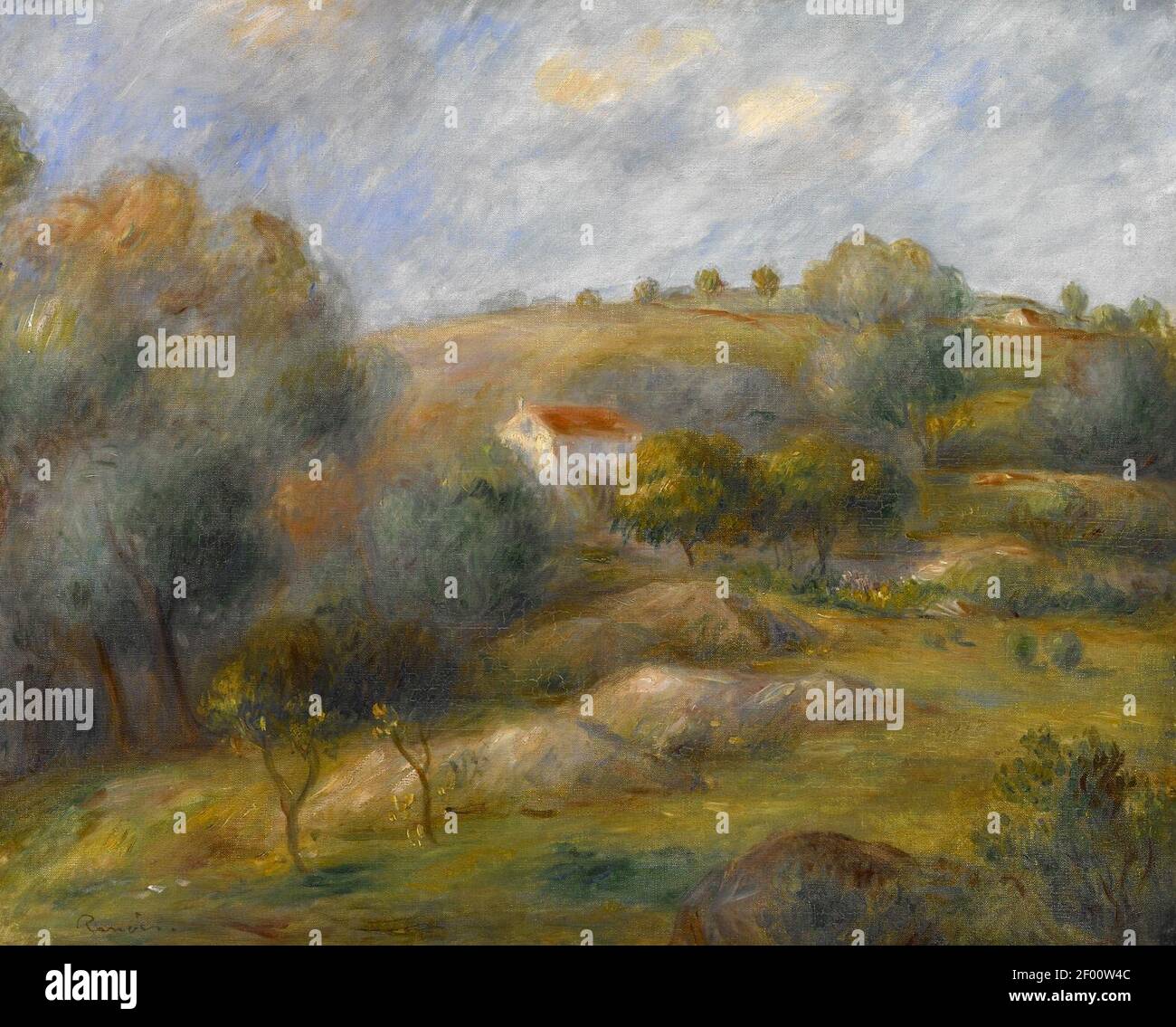 Pierre-Auguste Renoir - Springtime in Essoyes Stock Photo - Alamy