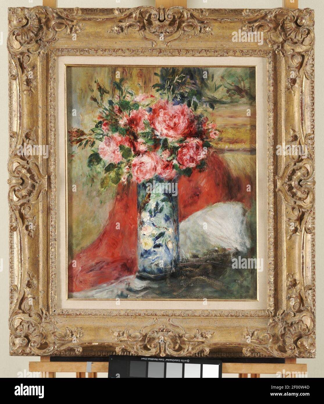Pierre-Auguste Renoir - Roses and Peonies in a Vase Stock Photo - Alamy