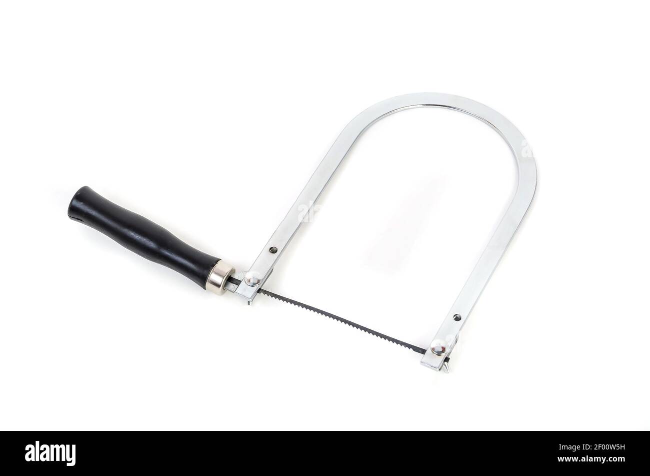 Hand tool jigsaw for wood isolated on white background Stock Photo - Alamy